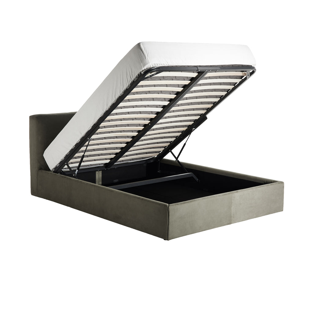 Toast Bed With Storage 油壓儲物床架 雙人床 | WOODIFY Living